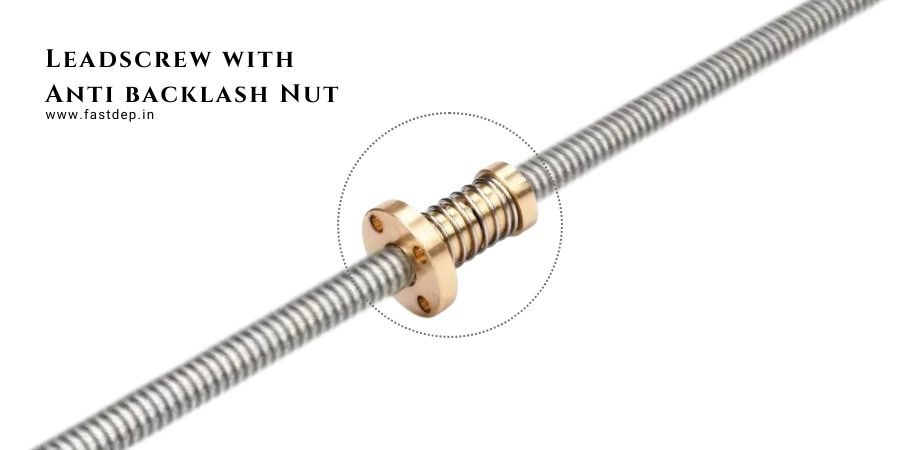 Specification of Metric Lead Screw with Anti Backlash Nut