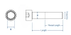 Dimension of M6 Hexagon Socket Head Screws